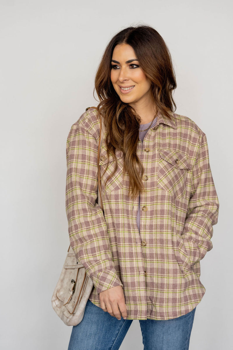 ! Fountain Of Youth Plaid Shacket - Betsey's Boutique Shop