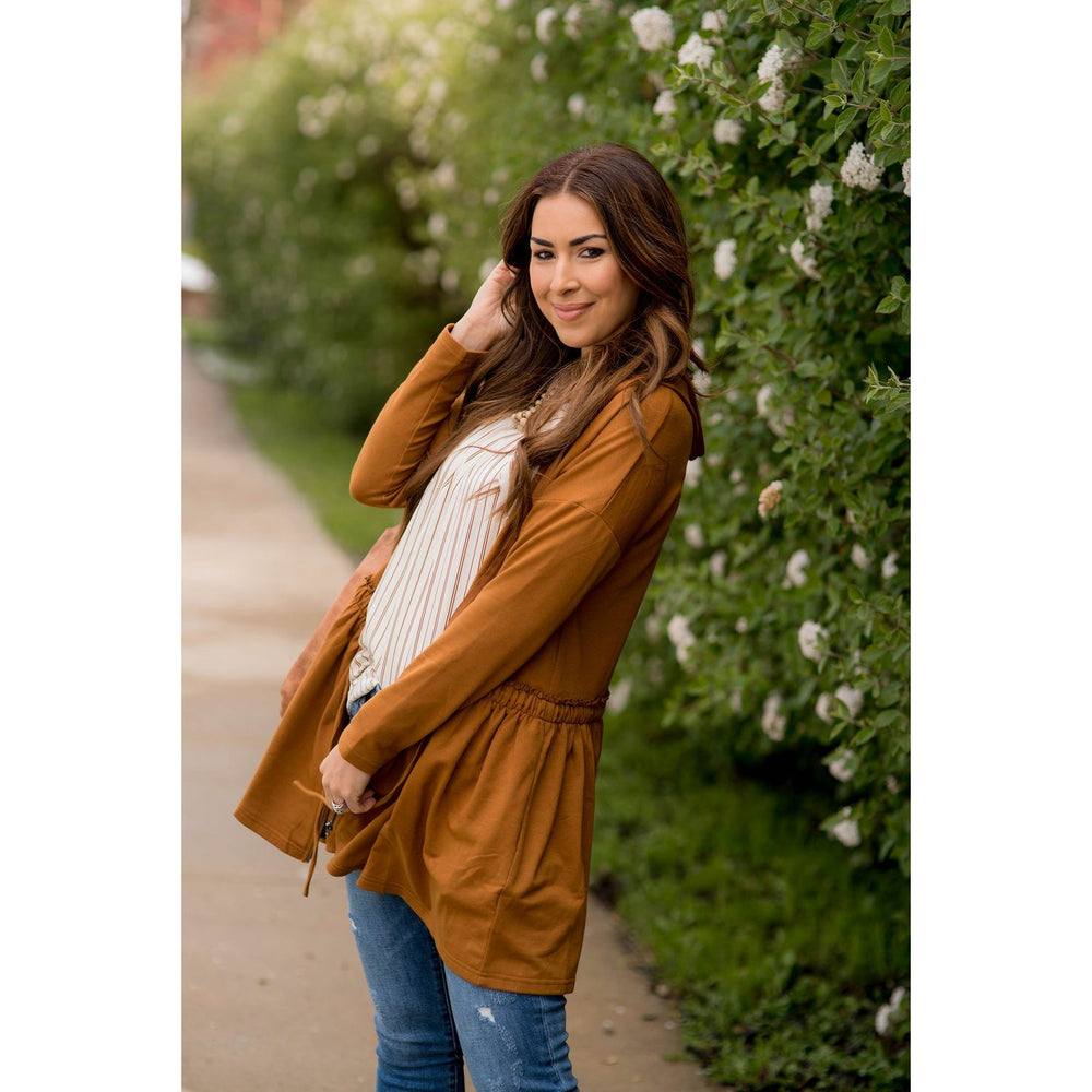 Ruffle Bottom Jacket - Betsey's Boutique Shop - Coats & Jackets